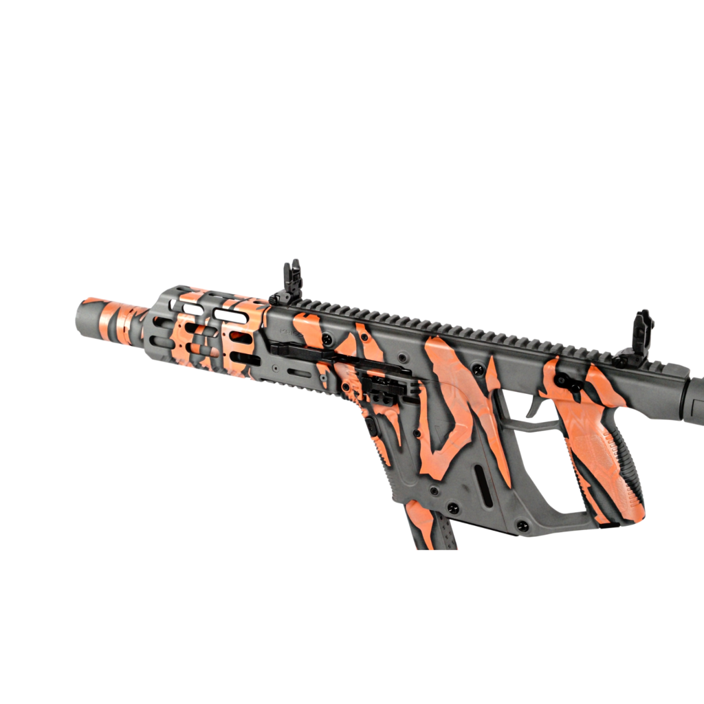 Orange Camo Rifle